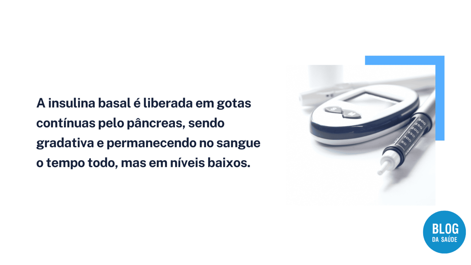 Insulina Basal: O Que é E Qual A Sua Importância - Blog Da Saúde
