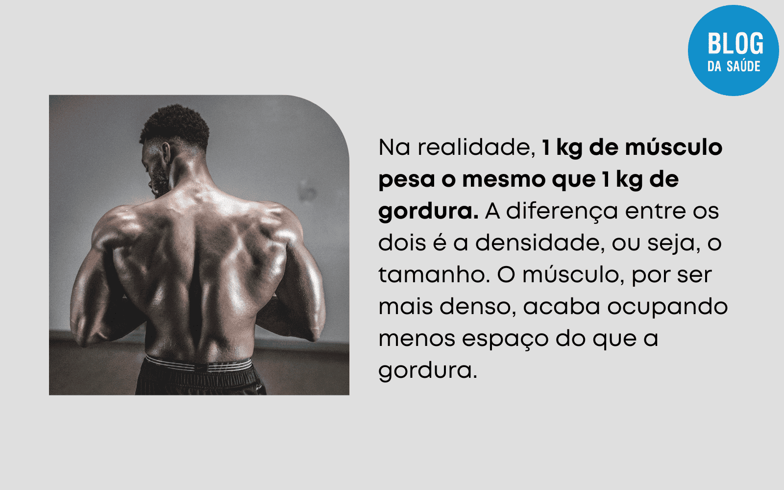 Gordura E Músculo: Qual A Diferença? - Blog Da Saúde