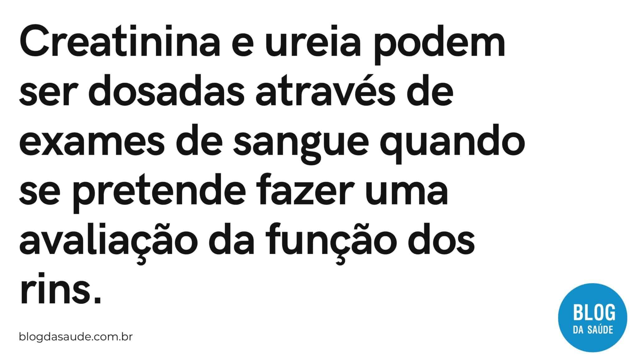 Para Que Serve Dosagem De Ureia E Creatinina? - Blog Da Saúde