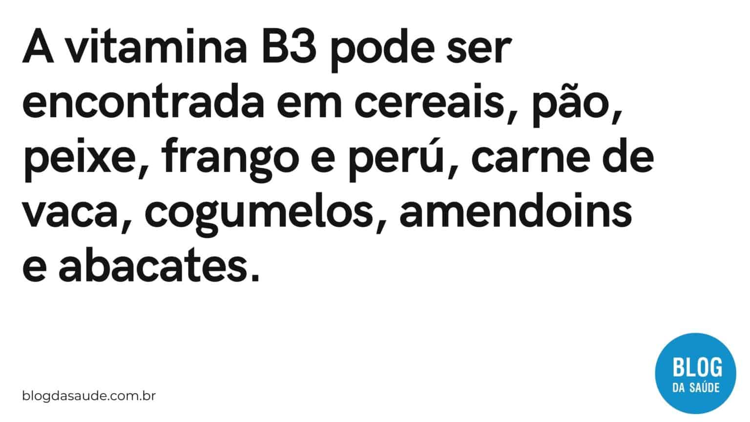 Importância Da Vitamina B3 (Niacina) - Blog Da Saúde